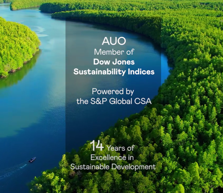 AUO Included in the Dow Jones Sustainability World Indices for the ...